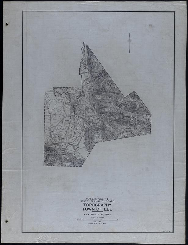 Topography Town of Lee - Digital Commonwealth
