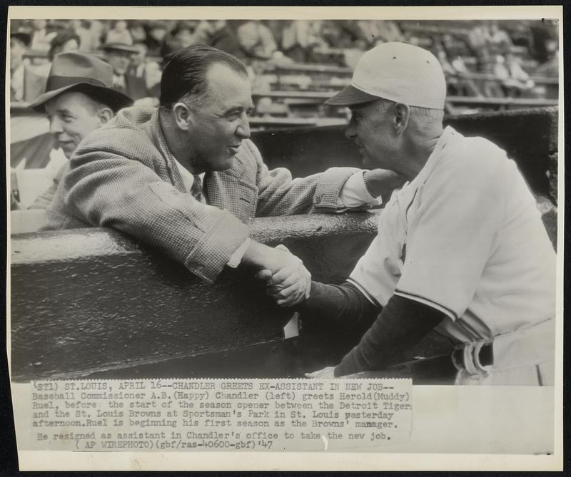 St. Louis – Chandler Greets Ex-Assistant in New Job – Baseball ...