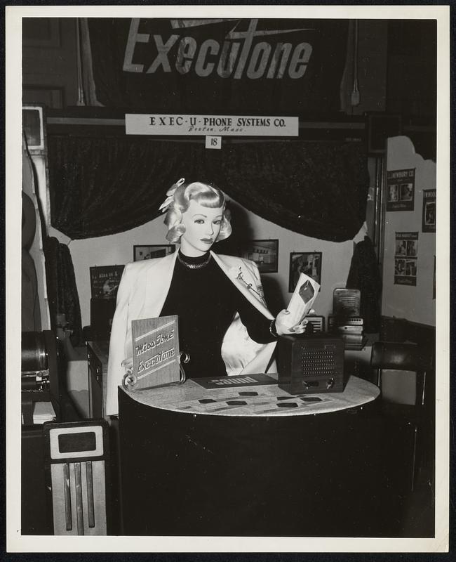 Beautiful but not dumb, "miss tone" talking mannequin, carries on a ...