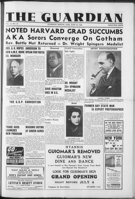 The Guardian. June 29, 1940 - Digital Commonwealth