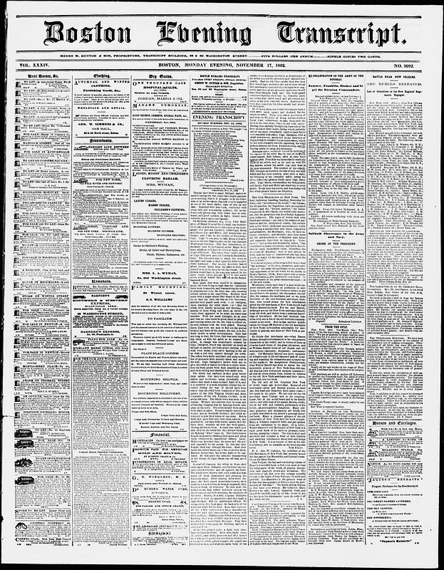 Boston Evening Transcript - Digital Commonwealth