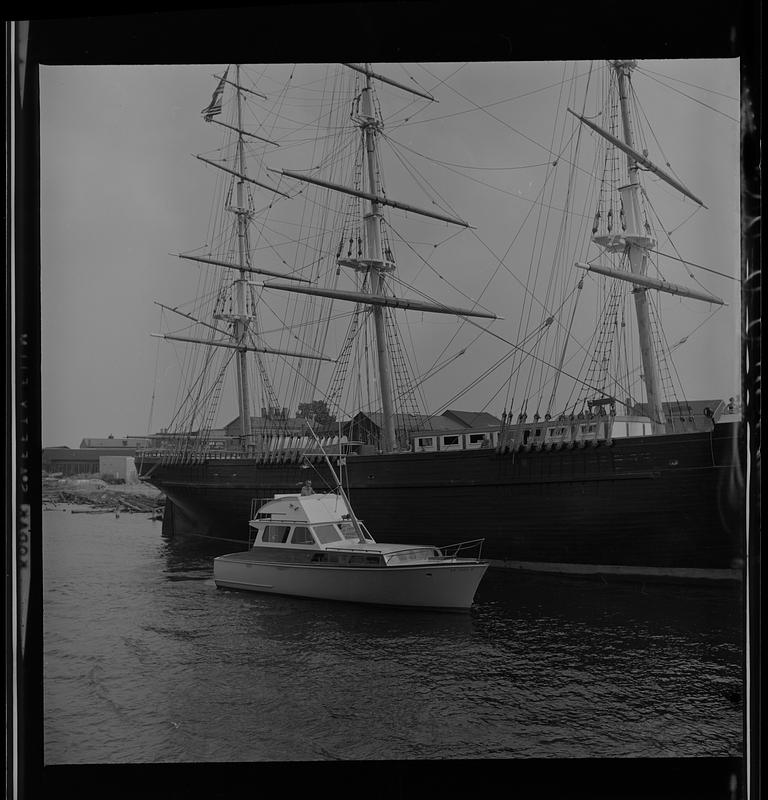 Replica of clipper ship Flying Cloud - Digital Commonwealth