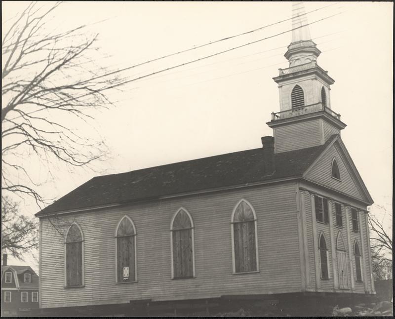 Church, seen from the side - Digital Commonwealth