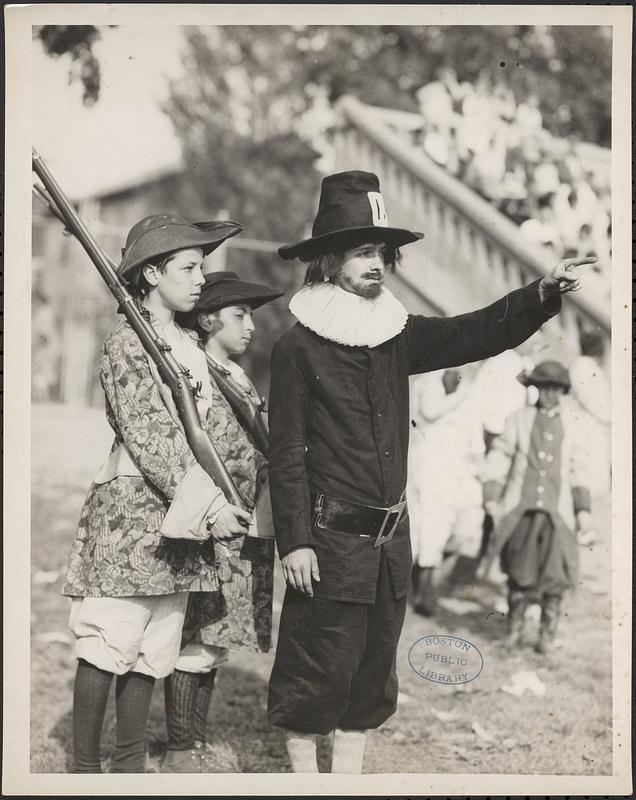 Tercentenary, Robert Fish as Gov. Winthrop, front on right - Digital ...