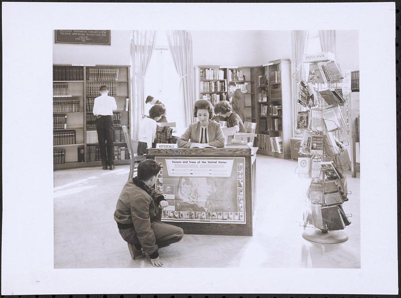 Sharon Public Library, adult library - Digital Commonwealth