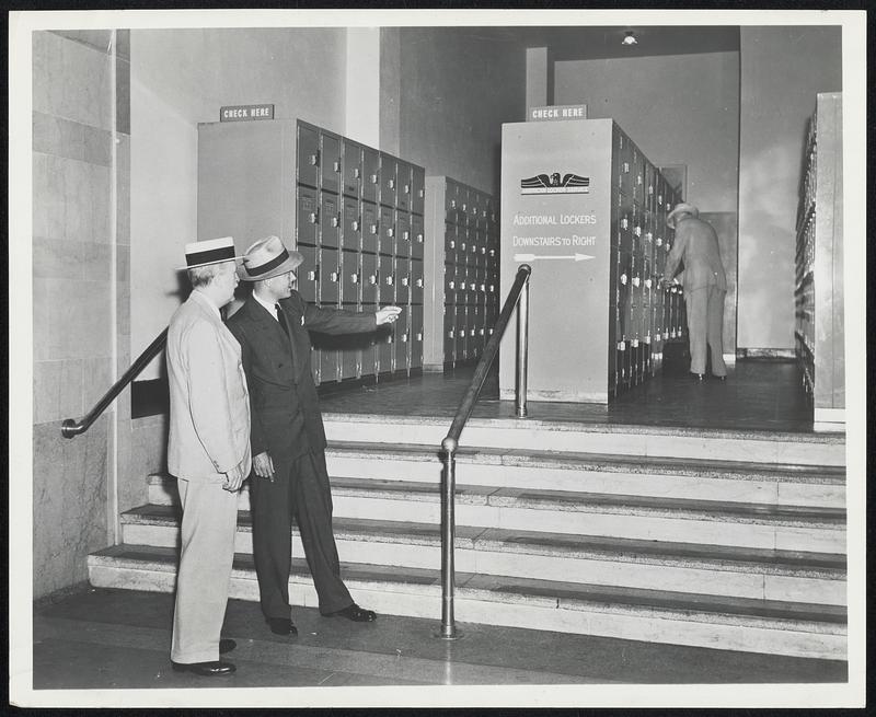 Here's the latest in checking... at Grand Central -- J. H. Hustis, Jr ...