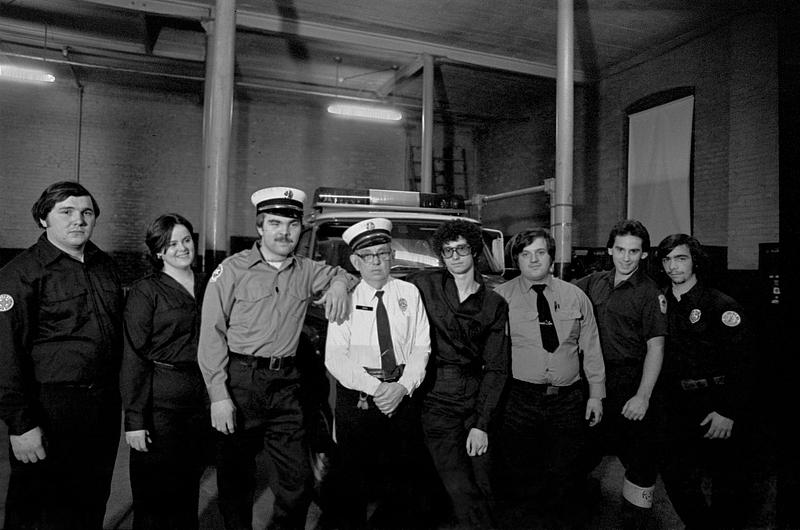 Firefighters Mike Lepore, Margie McDermott, Lt. Greg Walzack, Chief ...