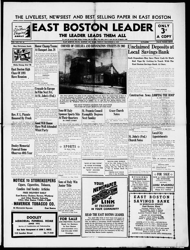 East Boston Leader. December 08, 1950 - Digital Commonwealth