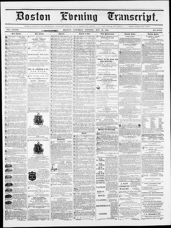 Boston Evening Transcript - Digital Commonwealth