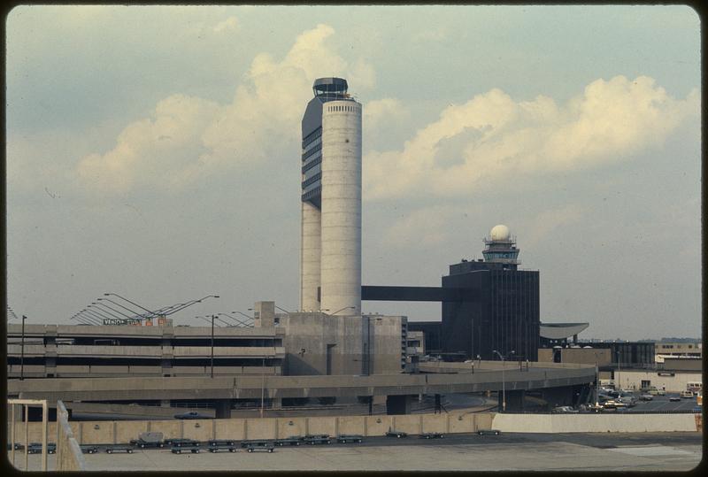 Logan International Airport control tower - Digital Commonwealth