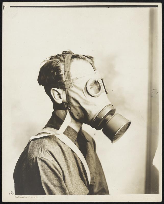 Side-View-of-a-German-Mask. - Digital Commonwealth