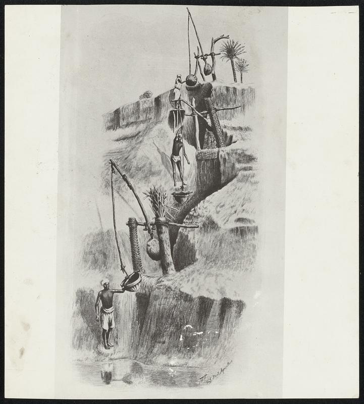 Electricity in Irrigation. The Shaduf, a laborious Egyptian method of ...