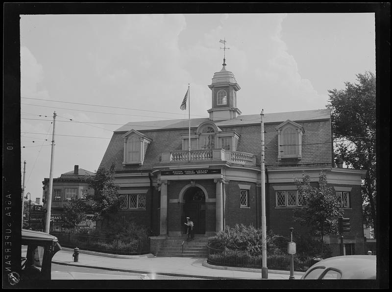 Codman Square Branch exterior - Digital Commonwealth