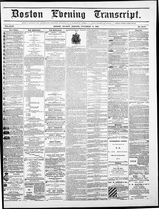 Boston Evening Transcript - Digital Commonwealth