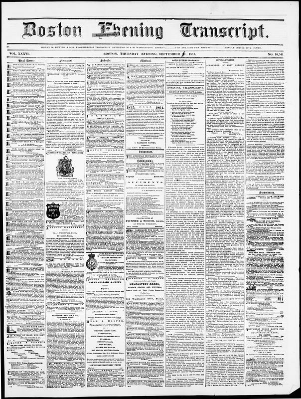 Boston Evening Transcript - Digital Commonwealth