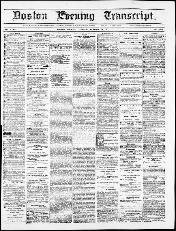 Boston Evening Transcript - Digital Commonwealth