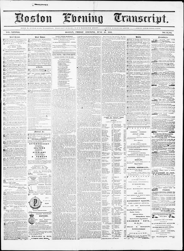 Boston Evening Transcript - Digital Commonwealth