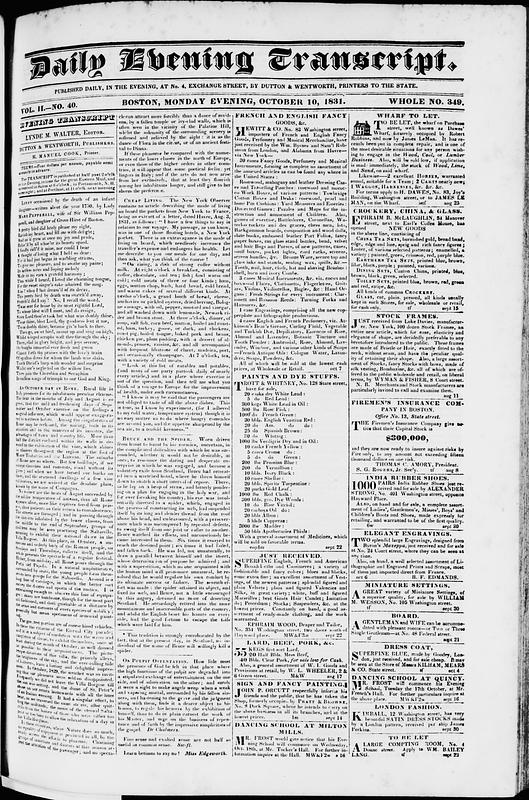 Daily Evening Transcript - Digital Commonwealth