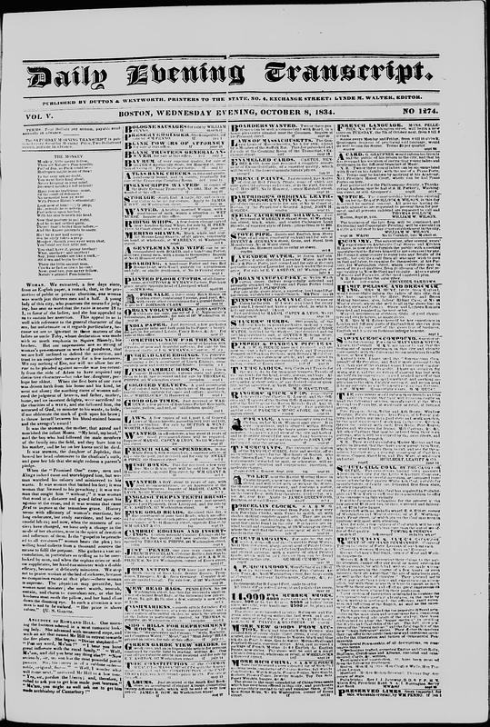 Daily Evening Transcript - Digital Commonwealth