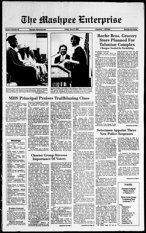 The Mashpee Enterprise. June 21, 2002 - Digital Commonwealth