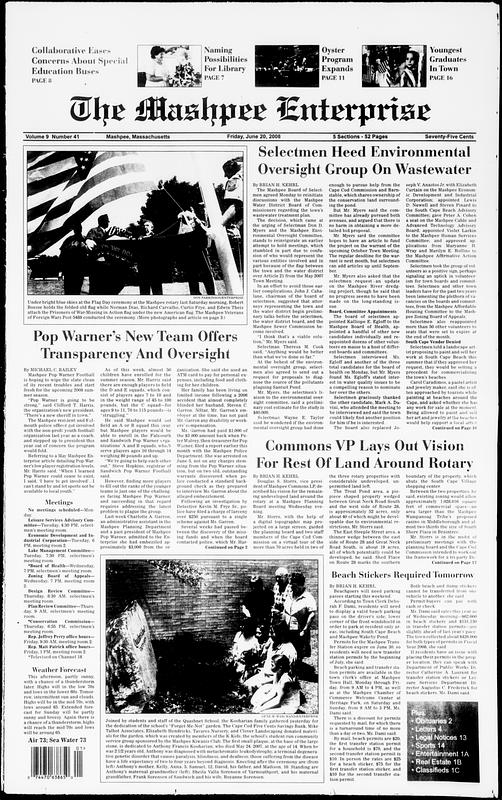 The Mashpee Enterprise. June 20, 2008 - Digital Commonwealth