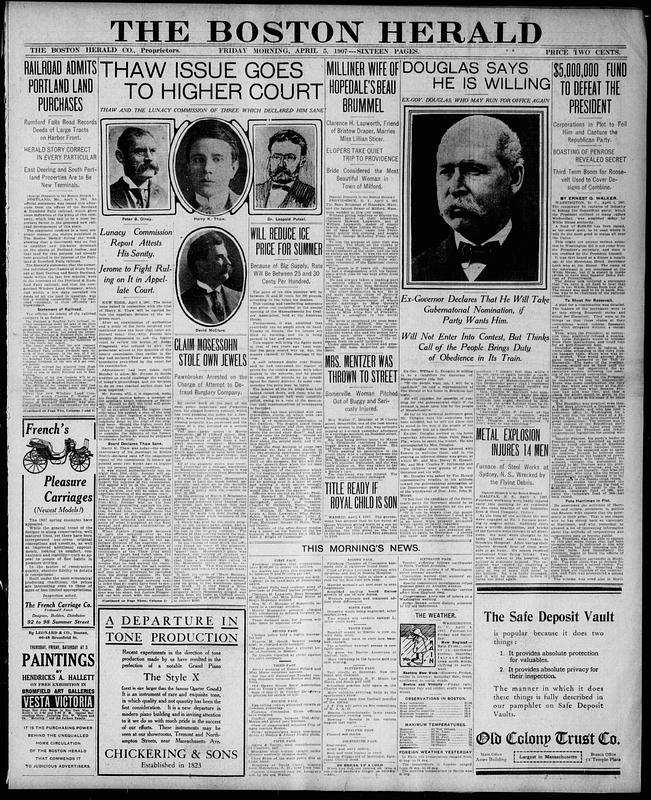 The Boston Herald. April 05, 1907 - Digital Commonwealth
