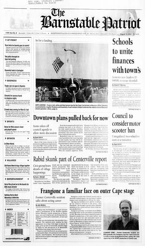 Barnstable Patriot. August 13, 2004 - Digital Commonwealth