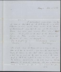 Samuel Cony to George Coffin, 13 March 1850 - Digital Commonwealth