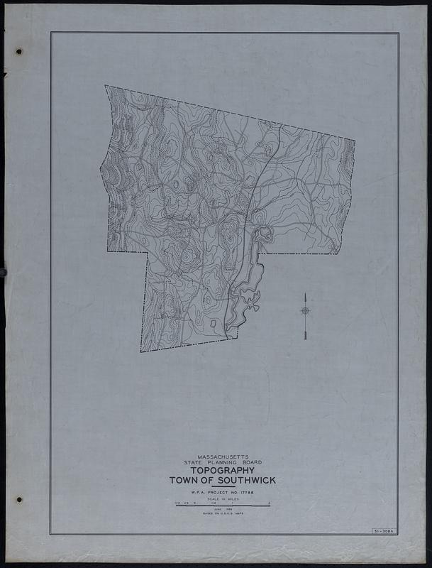 Topography Town of Southwick - Digital Commonwealth
