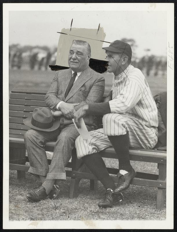 Yankee Club Owner and Manager Colonel Jacob Ruppert, owner of the New ...