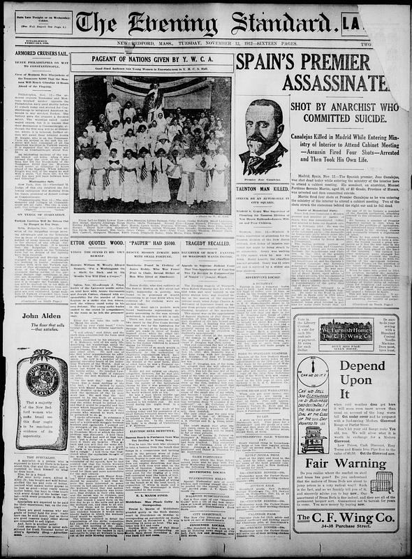 Evening Standard. November 12, 1912 - Digital Commonwealth