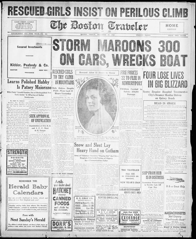 The Boston Traveler. December 29, 1922 - Digital Commonwealth