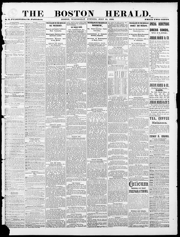 The Boston Herald. July 14, 1880 - Digital Commonwealth