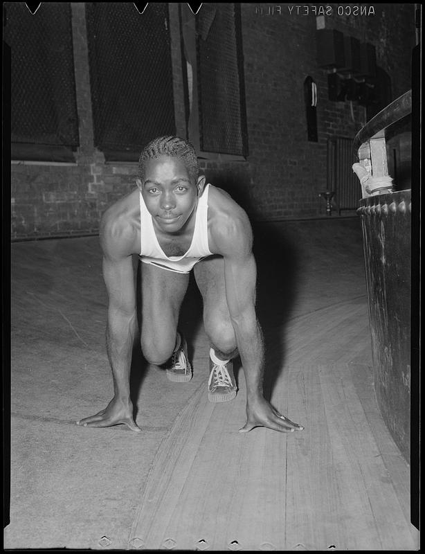 Indoor track, Ed Toomer - Digital Commonwealth