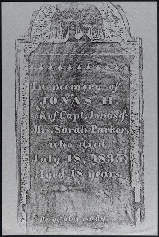 In memory of Jonas H. - Digital Commonwealth