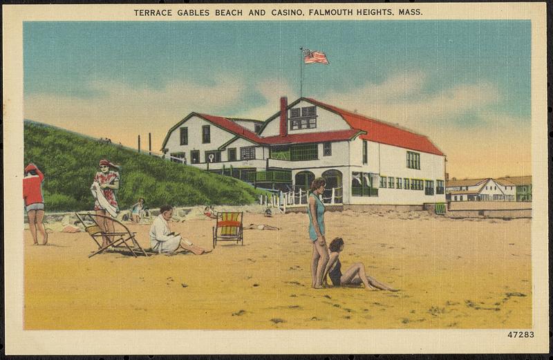 Terrace Gables Beach and Casino, Falmouth Heights, Mass. - Digital ...
