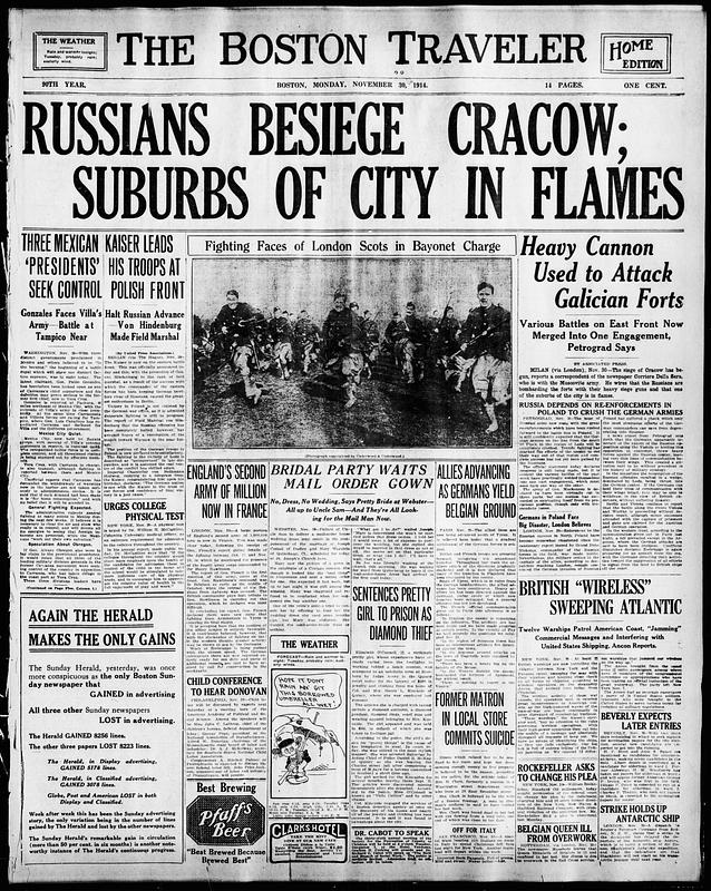The Boston Traveler. November 30, 1914 - Digital Commonwealth
