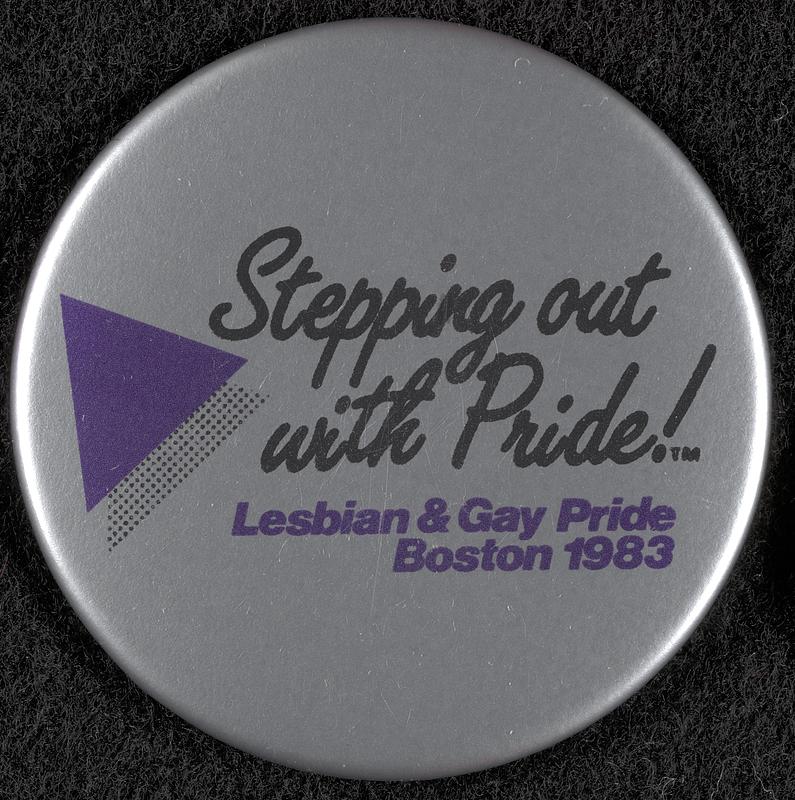 Lesbian & Gay Pride Boston 1983 button - Digital Commonwealth