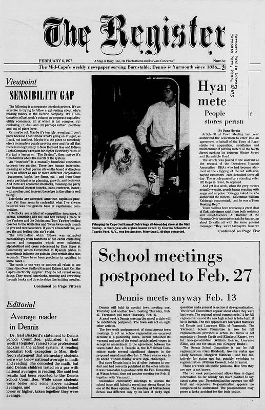 The Register. February 06, 1975 - Digital Commonwealth