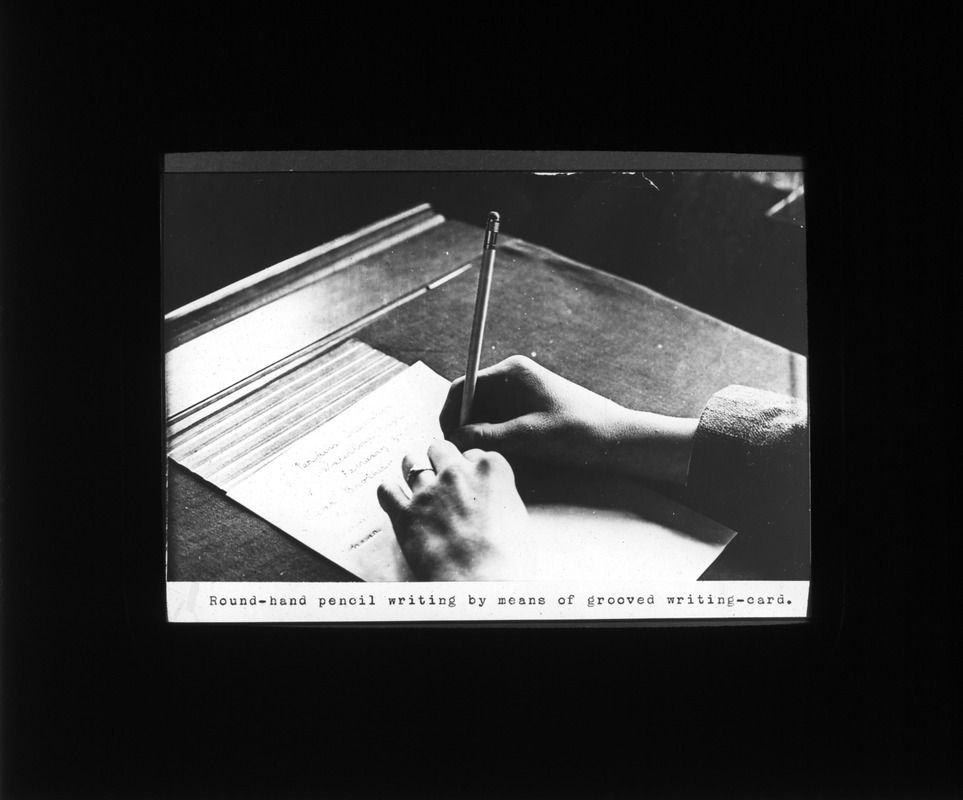 Round-hand Pencil Writing - Digital Commonwealth