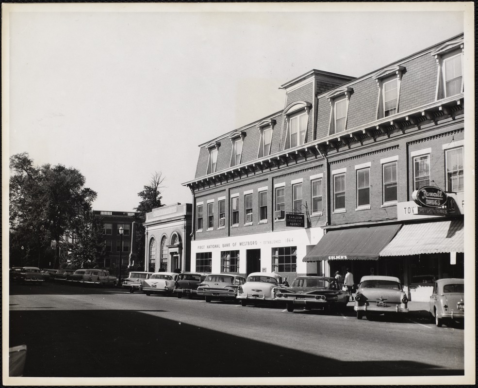 Photograph [realia], downtown Westborough - Digital Commonwealth