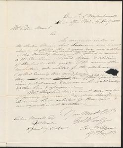 Calvin Morrill to George Coffin, 14 January 1833 - Digital Commonwealth