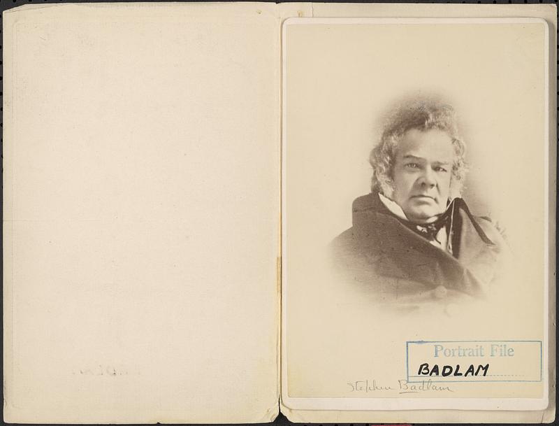 Stephen Badlam - Digital Commonwealth