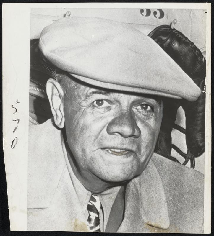 Wearing his Distinctive Smile, Babe Ruth strikes a pose during his ...