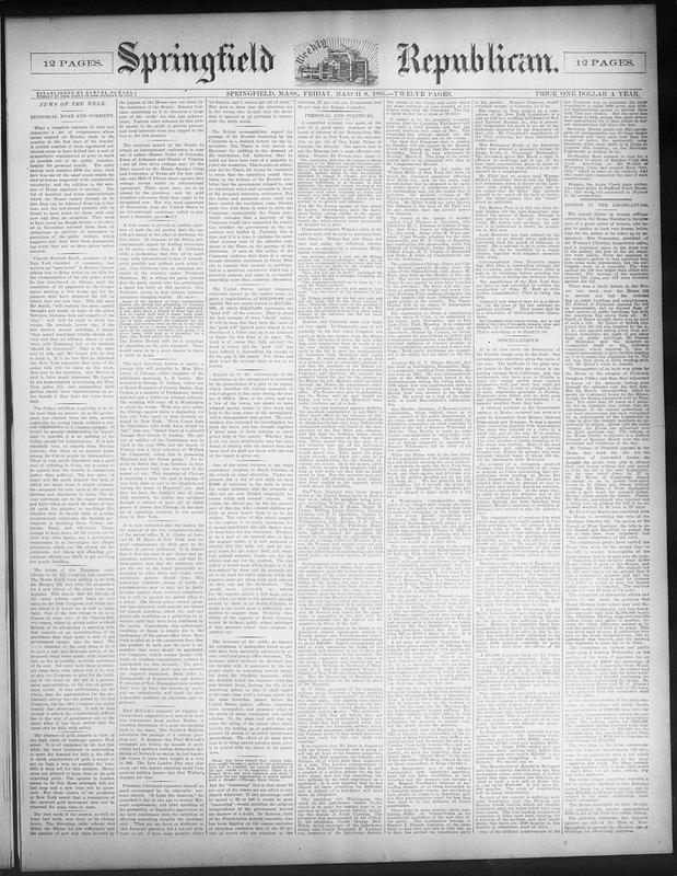 Springfield Weekly Republican - Digital Commonwealth