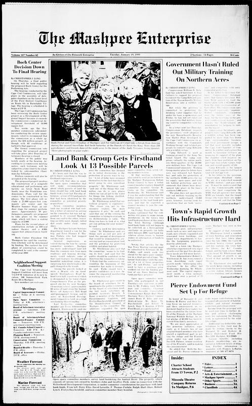 The Mashpee Enterprise. January 19, 1999 - Digital Commonwealth