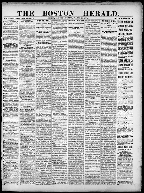 The Boston Herald. March 11, 1878 - Digital Commonwealth