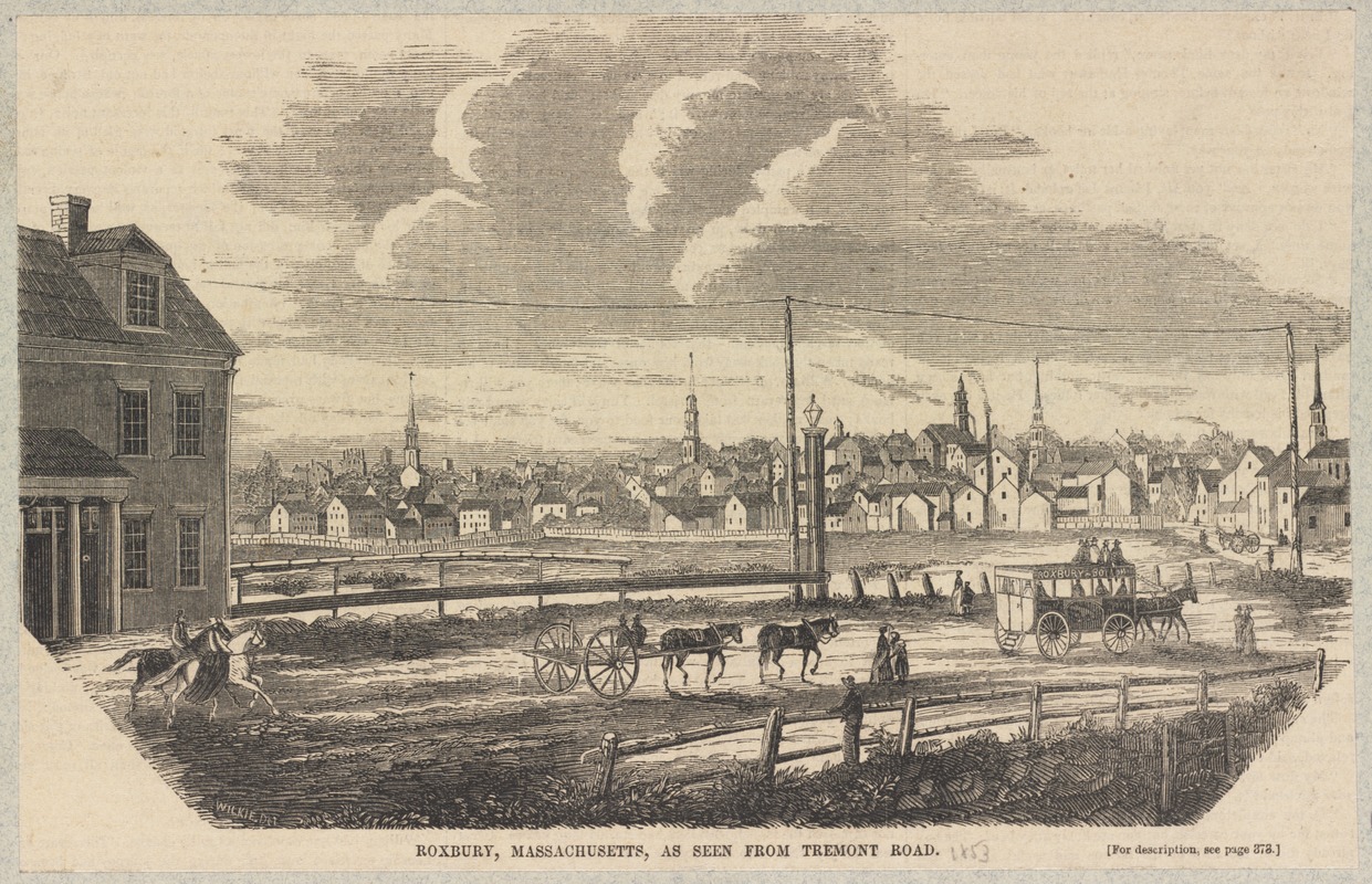 Roxbury, Massachusetts, as seen from Tremont Road - Digital Commonwealth