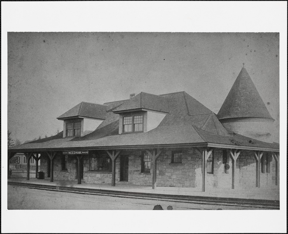 Needham Square Railroad Station - Digital Commonwealth