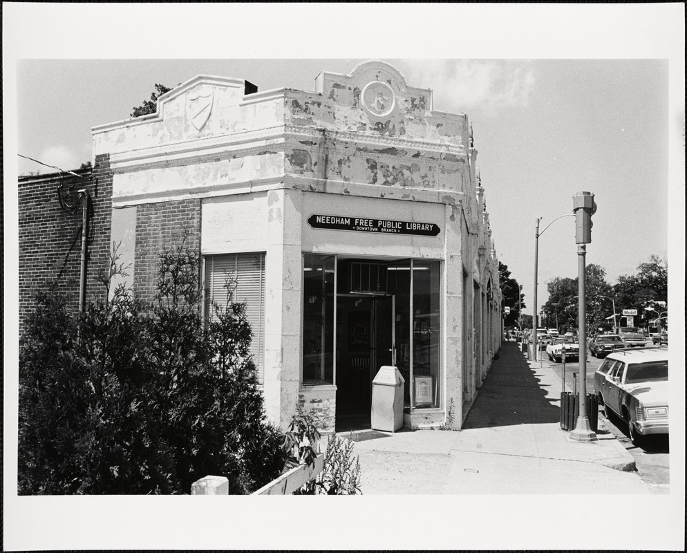 Needham Square branch - Digital Commonwealth